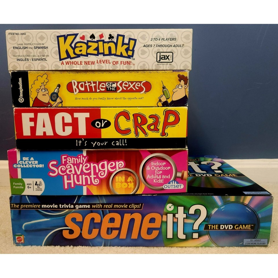 Lot of 5 board games, choose or take all! | eBay