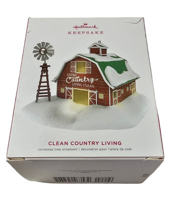 Hallmark Keepsake Ornament Clean Country Living Barn & Windmill 2019 ...
