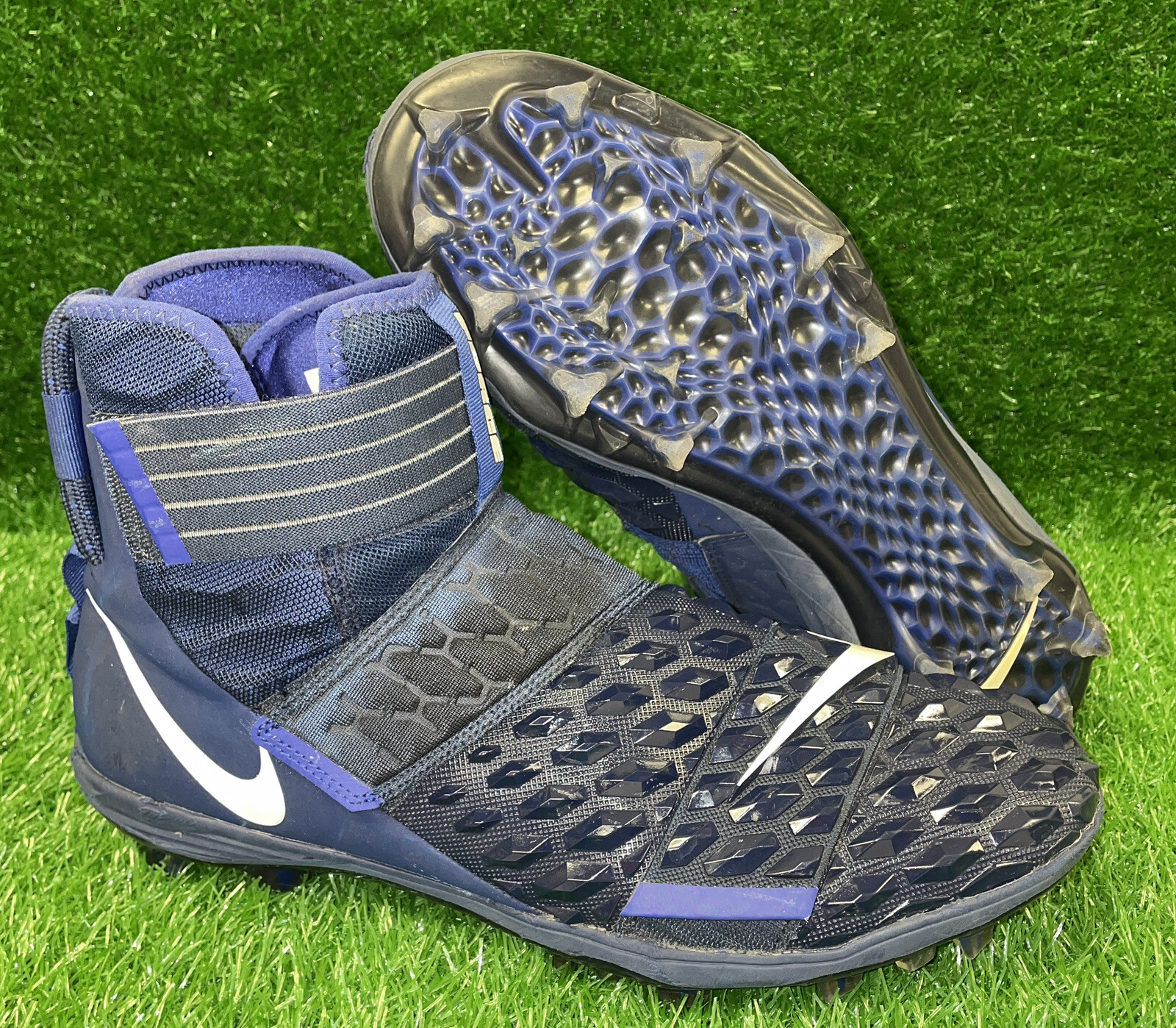 Nike Force Savage Elite 2 Blue Football Cleat Size 14… - Gem