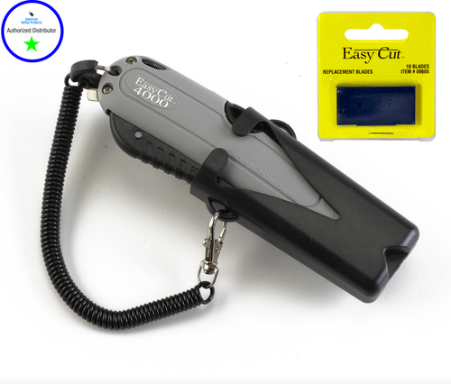 Easy Cut 4000 Auto Retract Safety Box Cutter Knife Easycut & PACK OF 10 ...