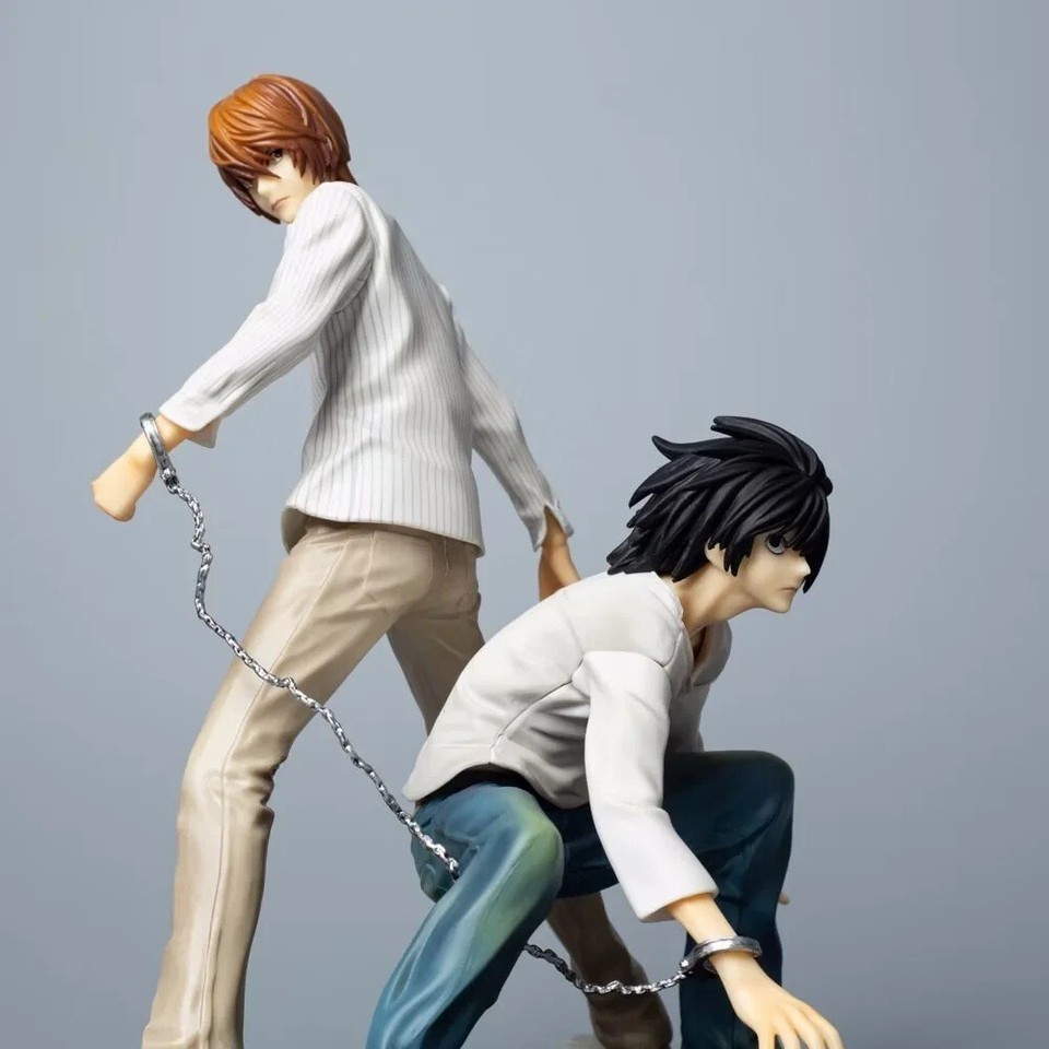 Yagami Light & L Figure Anime DEATH NOTE PVC Model Toys Collection ...