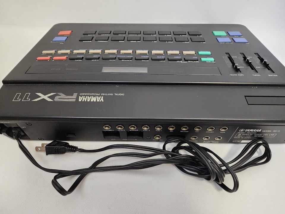 YAMAHA RX11 Rhythm Machine Electronic Drum Black | eBay