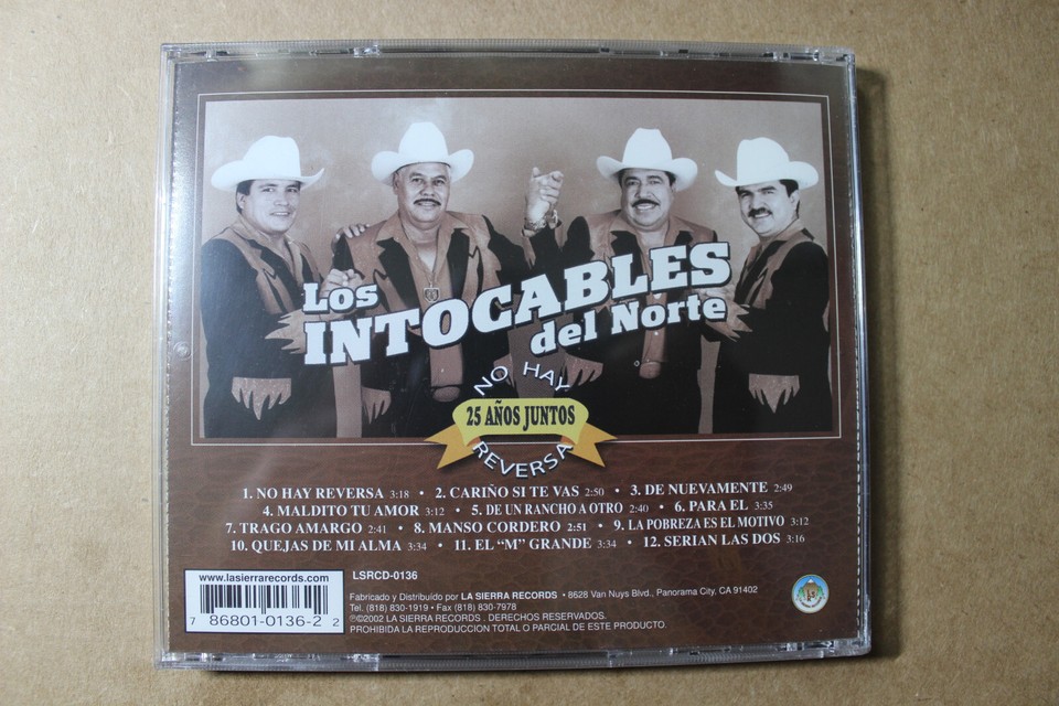 LOS INTOCABLES DEL NORTE 25 AÑOS JUNTOS ULTRA RARE NEW SEALED | eBay