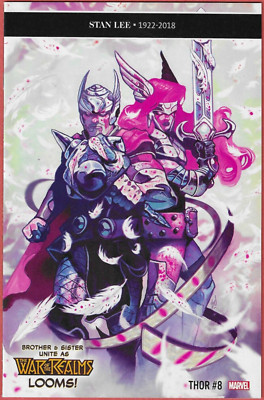 Thor #8A (Vol 5) Angela Team-Up Marvel Comics 2019 Jason Aaron War of ...