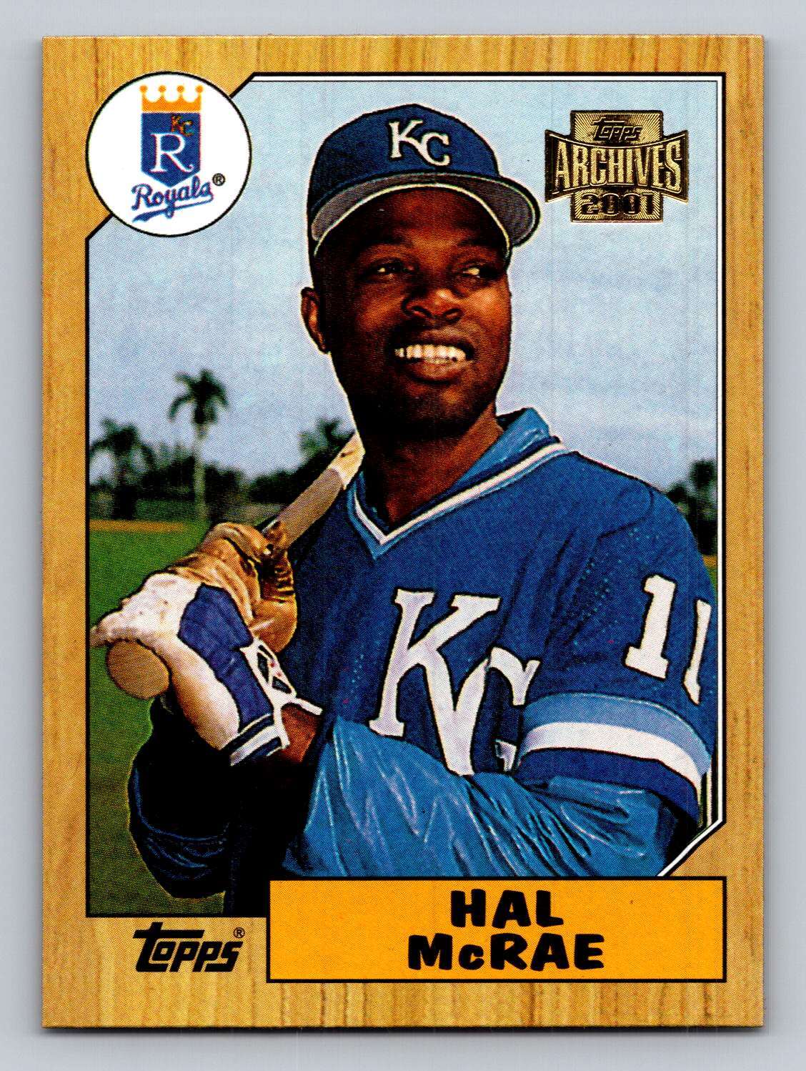 2001 Topps Archives #174 Hal McRae Royals | eBay
