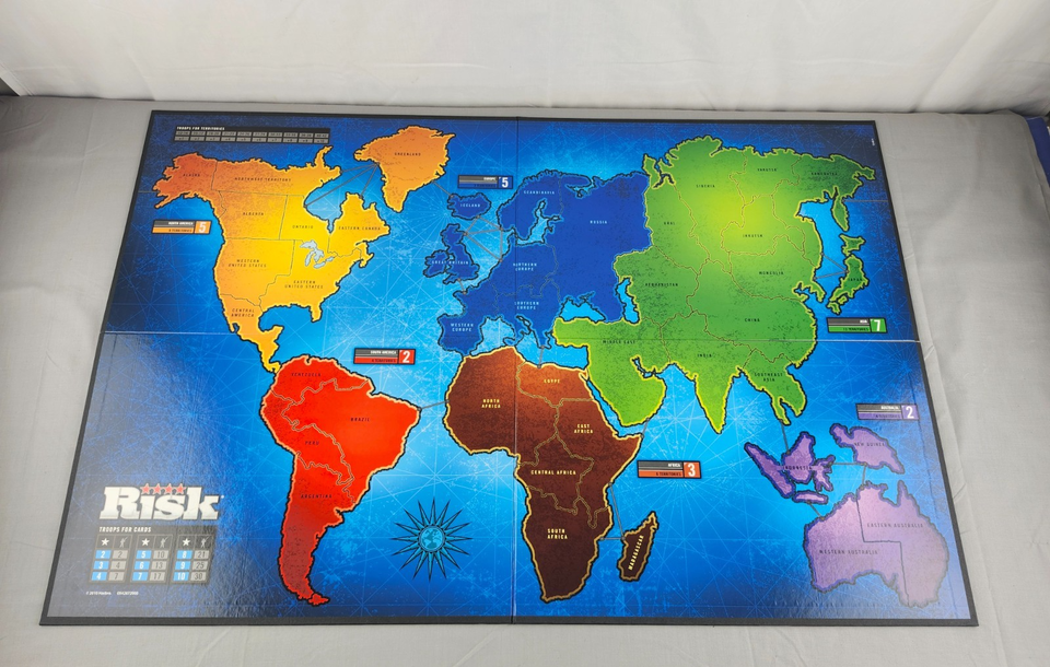 RISK 2010 The Game Of Global Domination - Complete Board Game and Pieces 653569566069| eBay