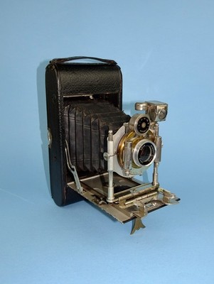 Large Pre-WW1 W Butcher & Sons Carbine No 3b folding roll film and ...