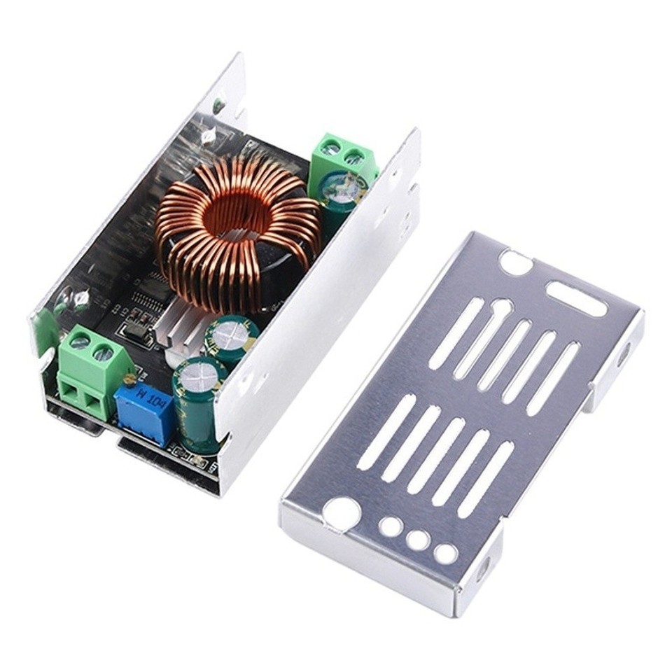 DC Step Down Module 6A Output Voltage Adjustable 1090V to 1560V Silver ...