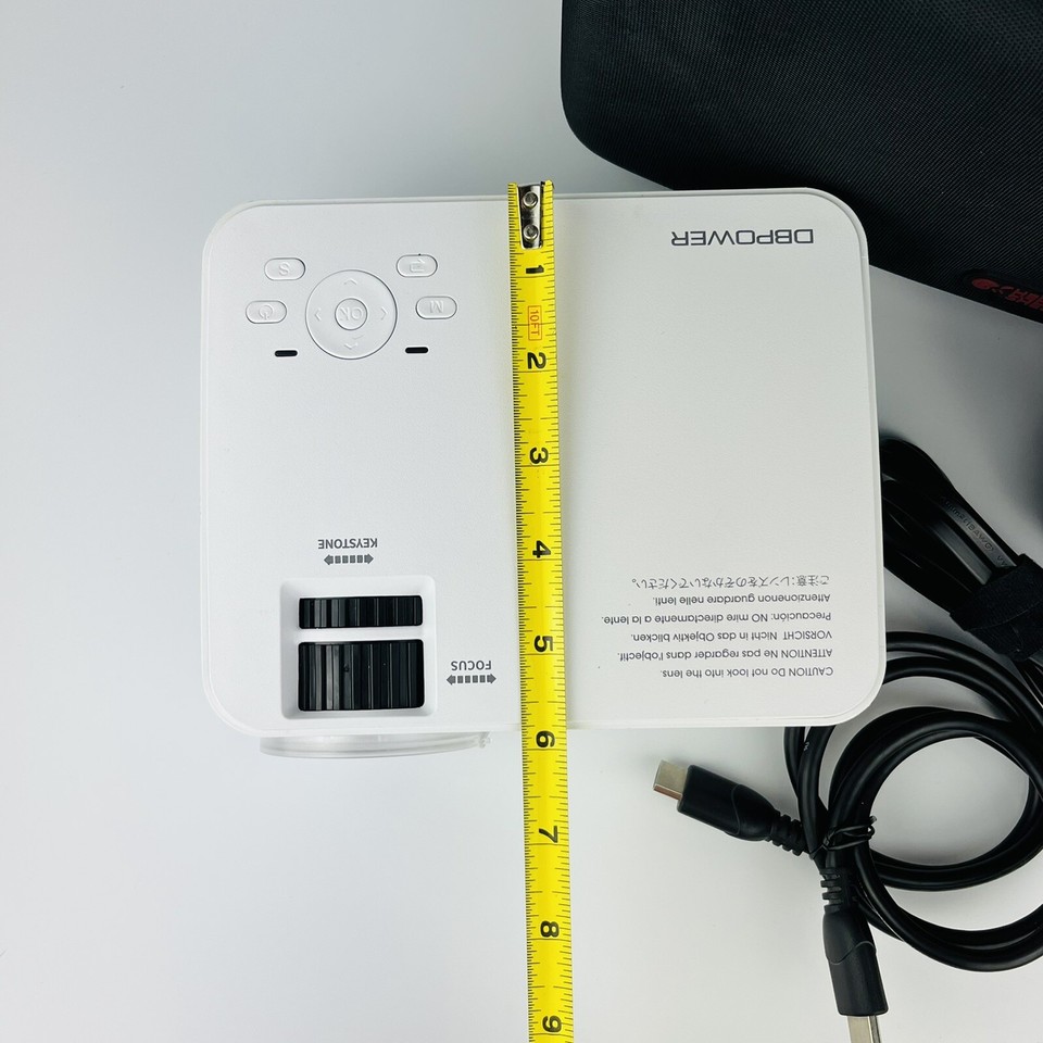 DBPOWER T2O LCD Mini Home Projector HDMI USB SD Card VGA AV 1800 Lumens ...