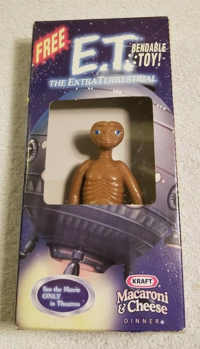 E.T. The Extra-Terrestrial Card Game (Parker Brothers) & Bendable Toy ...