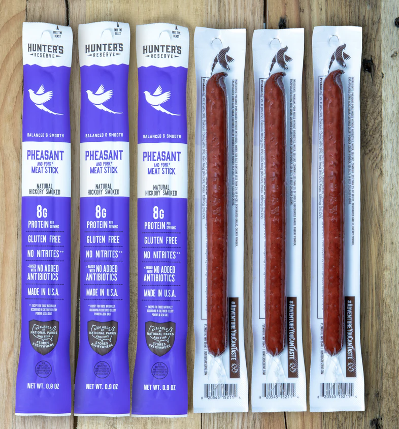Hunter’s Reserve PHEASANT .9oz Trail Sticks 6 Pack EXOTIC MEAT STICK | eBay