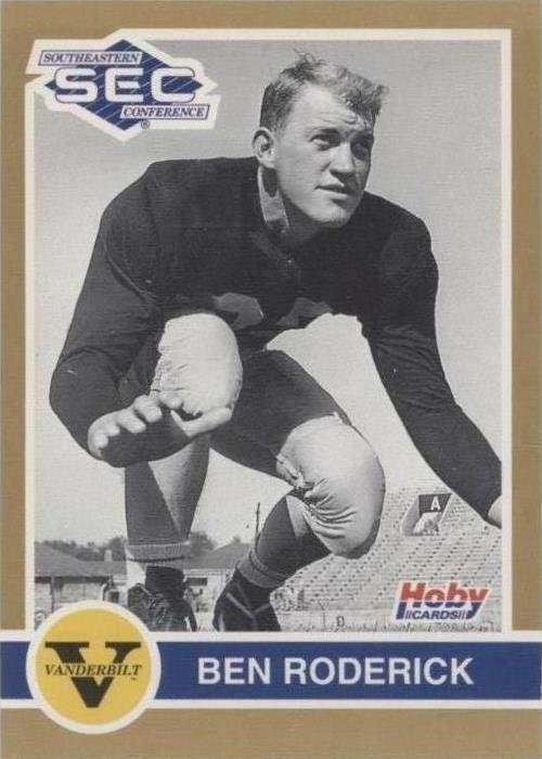 Preços baixos em 1991 Hoby Stars of the SEC Ben Roderick #354 | eBay