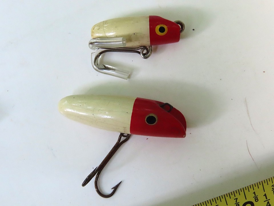 Five (5) Vintage Fly Fishing Lures. Several In The Style Of Sure Strike ...