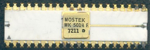 Early MOSTEK MK5014 P Calculator Chip IC 40-Pin Ceramic Gold 1972 NOS 2 ...