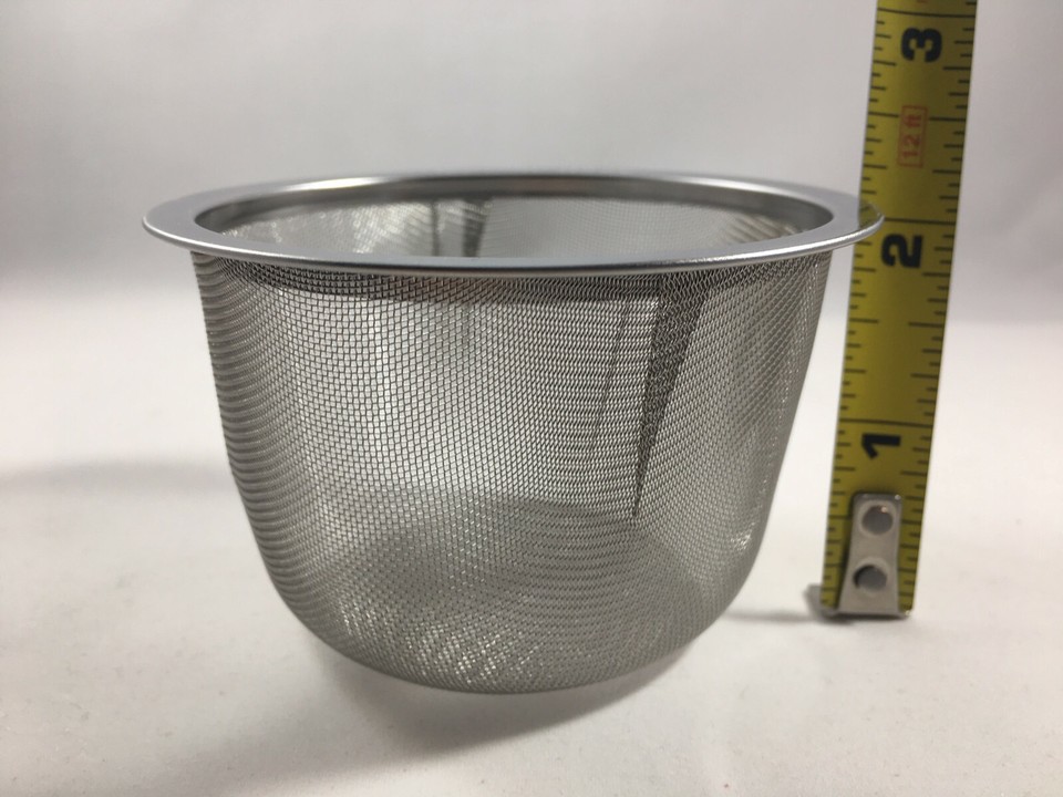 Teapot Replacement Stainless Steel Mesh Tea Strainer Infuser 78-84mm ...