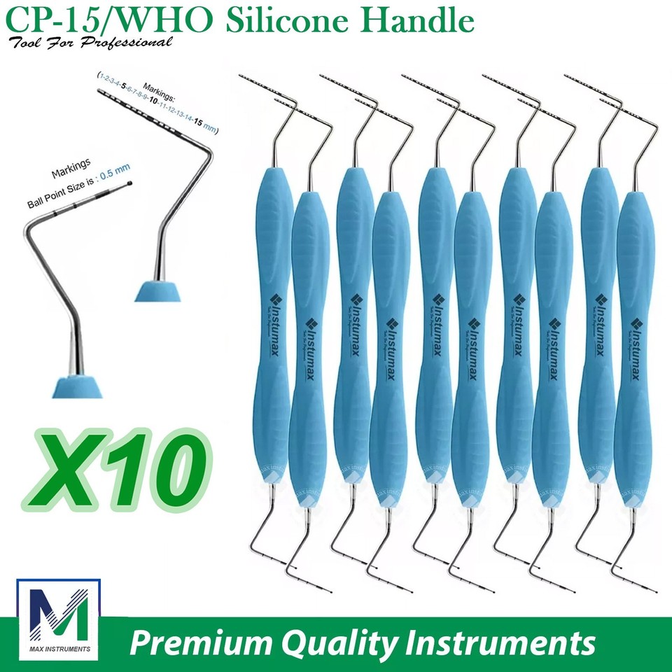 Dental Perio Explorer 23 Probe UNC 15 Color Marking Diagnostic Double ...