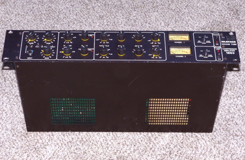 DRAWMER 1960 VACUUM TUBE PRO ANALOG COMPRESSOR/LIMITER PRE-AMP - ONE ...