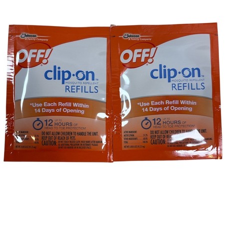 OFF! clip-on refills mosquito bug repellent 2 refill packages SC ...