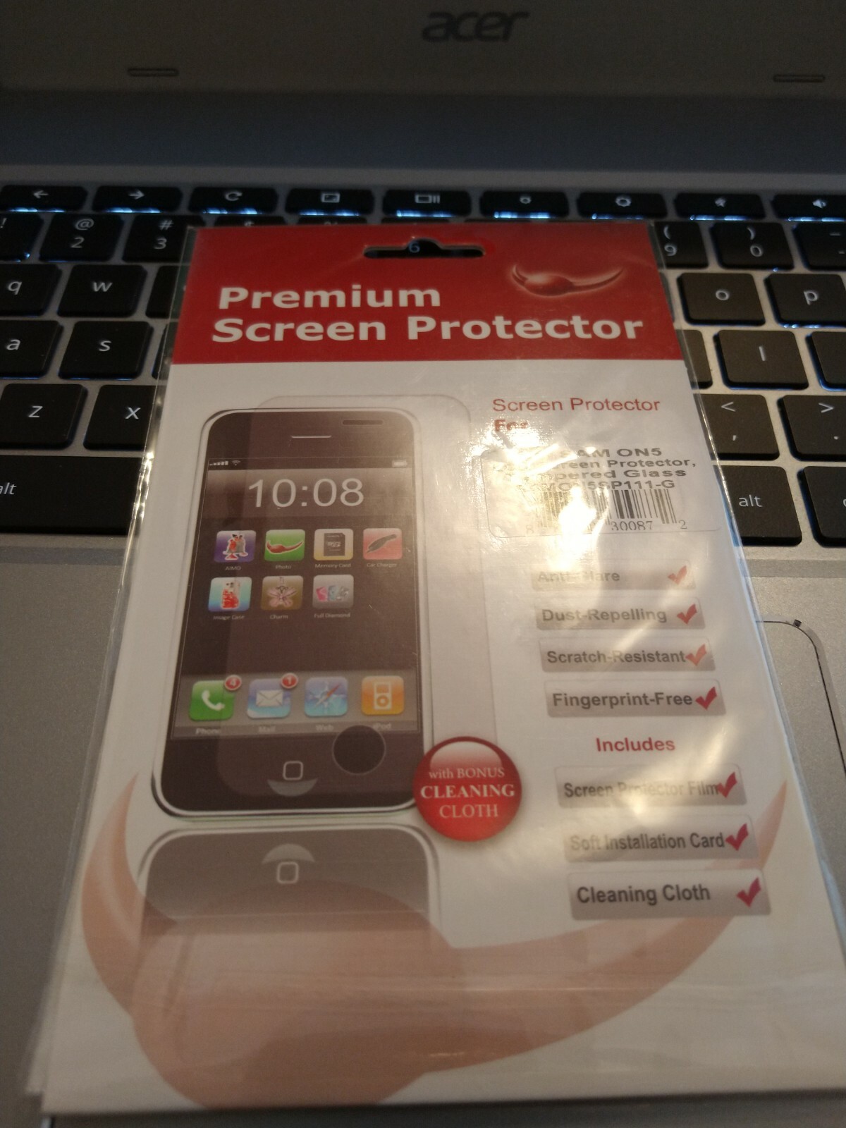 5 Premium Clear LCD Screen Protector Guard Cover For SAM ON5 Tempered ...