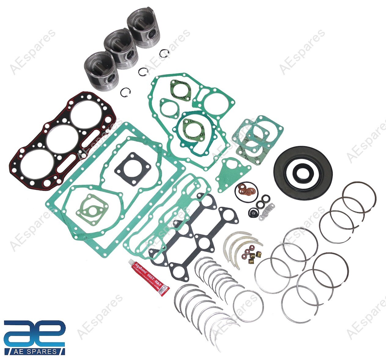 OEM Genuine Perkins 100 Series 103.10 Engine Overhaul Kit | eBay