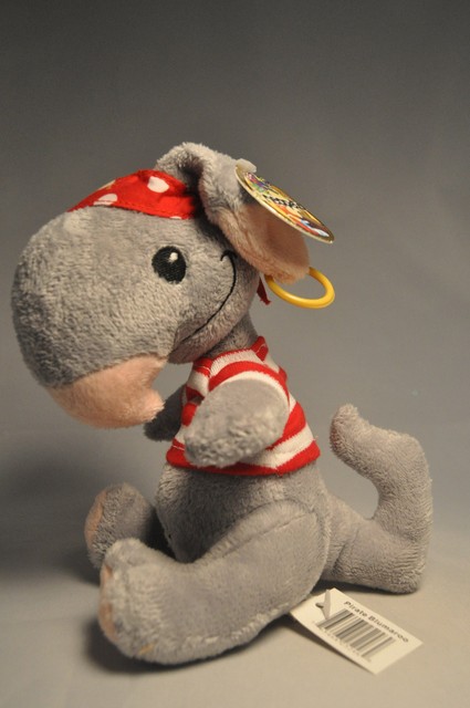 Neopets Pirate Blumaroo 6” Plush Plushie Gray Stuffed Toy Petpet 2004 ...