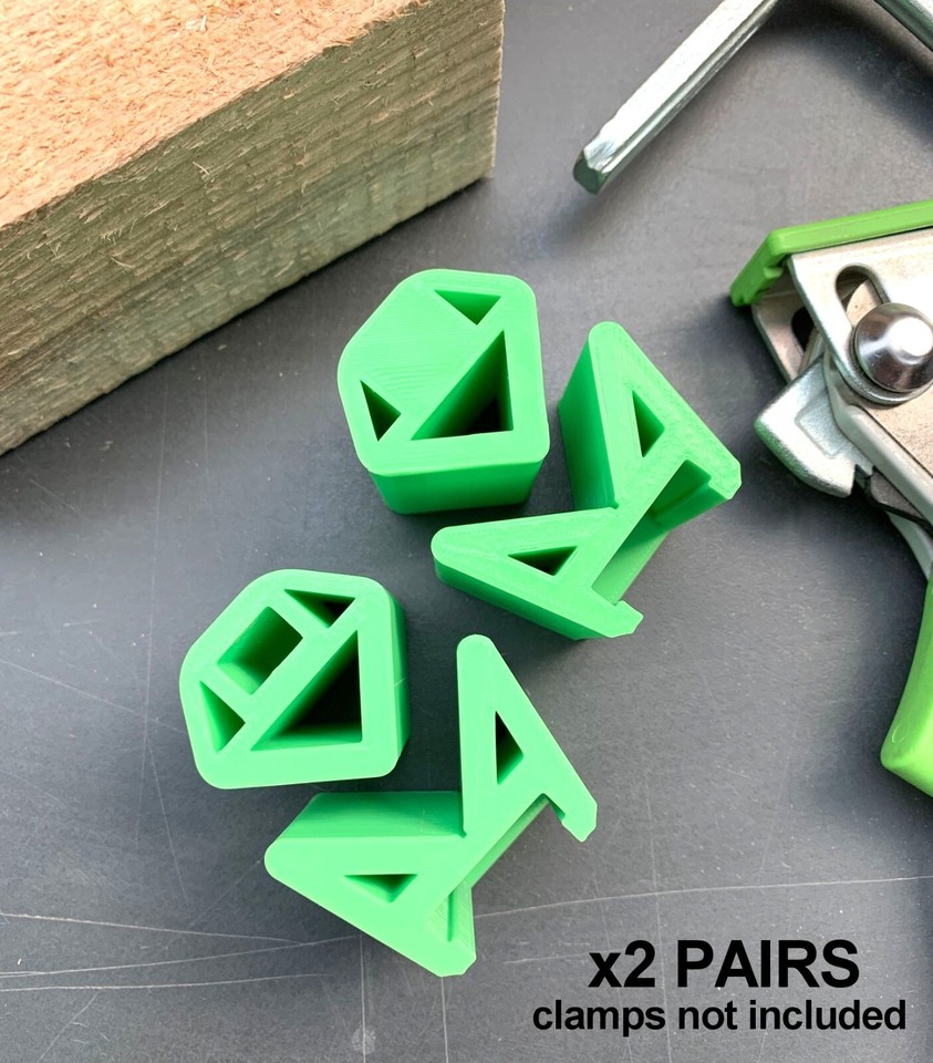 2x PAIR Corner Clamp Heavy Duty Adapters For Festool Quick Grip angle ...