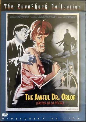 DVD NEW: The Awful Dr. Orlof - Classic & Rare 1962 Spanish Horror Film ...