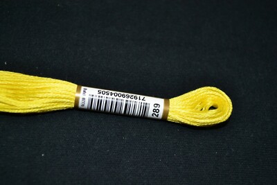 Anchor Cotton Threads for Embroidery Shade 289 Canary Yellow Medium ...