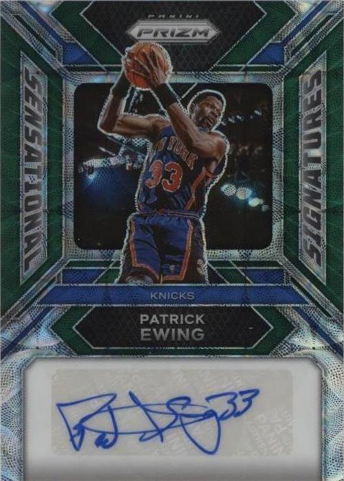 2023-24 Panini Prizm - Sensational Signatures Patrick Ewing #SS-PE ...