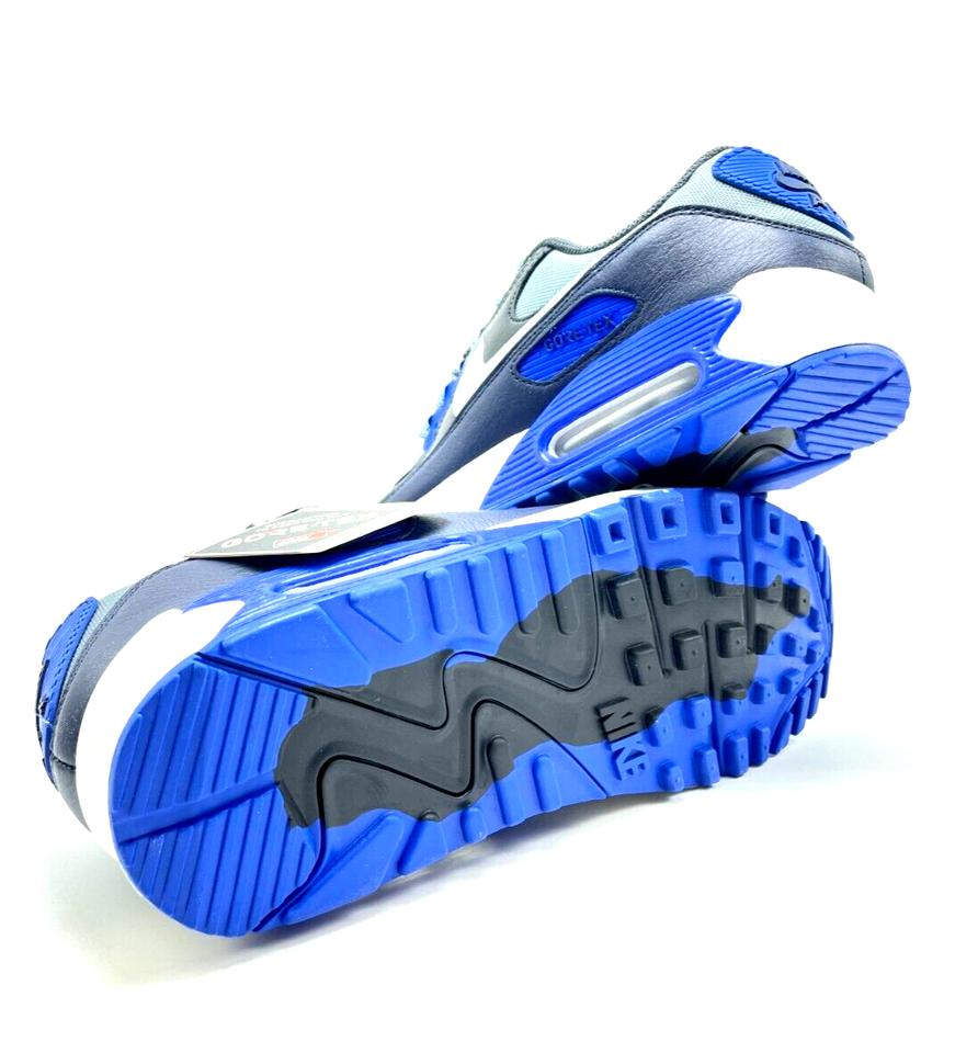*NEW* MEN Nike AIR MAX 90 GORE TEX RACER BLUE/COOL GREY (FD5810 003) 👍 ...