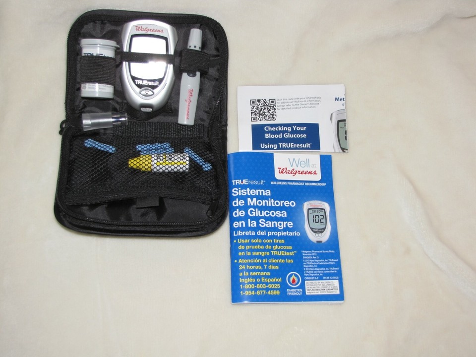 Walgreens Trueresult True Result Blood Glucose Meter Monitor Monitoring ...