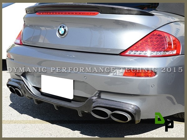 Carbon Fiber GX-Type Rear Bumper Diffuser For BMW E63 E64 M6 2004-2010 ...