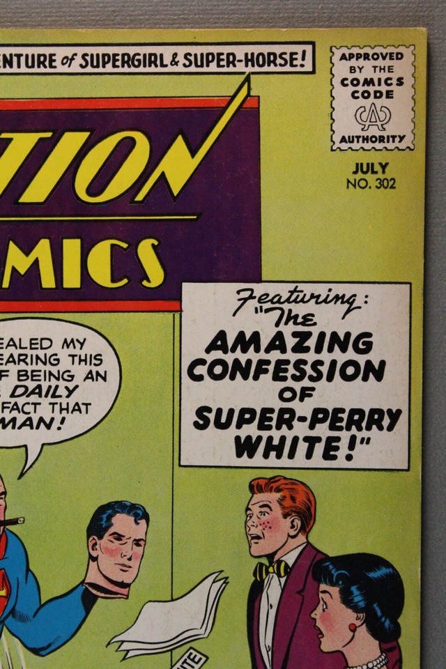 Action Comics #302 *1963* "The Amazing Confession Of Super-Perry White ...