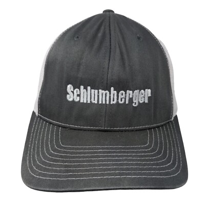 Schlumberger Snapback Mesh Back Trucker Hat Gray One Size Richardson ...