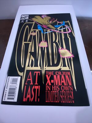 Gambit #1 (Dec 1993, Marvel) Gold Foil. First Solo Gambit Comic X-MEN ...