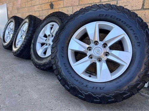 4X GENUINE TOYOTA PRADO GXL 2021 17" Wheel & BFG Tyre FIT HILUX SR5 4X4 ...