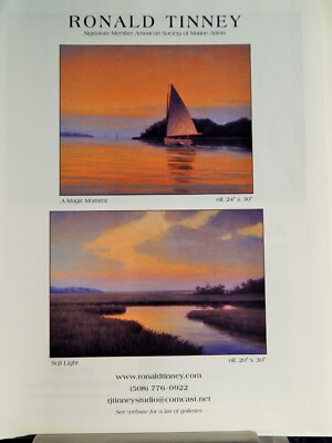 RONALD TINNEY / NANCY TANKERSLEY ART PIECES ORIG VTG 2014-2 ...