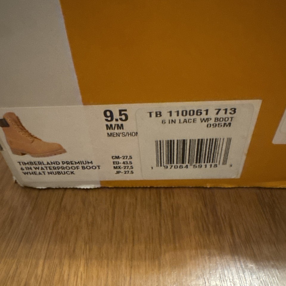 Timberland x Loso Wav 6” Premium Waterproof Boot “Wheat Flames” Mens ...