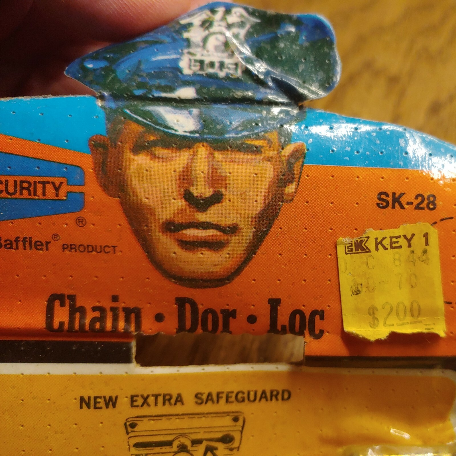 IDEAL SK28 SECURITY CHAIN DOOR LOCK KEY OPERATED DOOR CHAIN BRASS USA ...