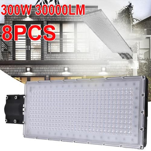 8X 300W Watt Commercial LED Street Light Outdoor Garden Yard Road Lamp ...
