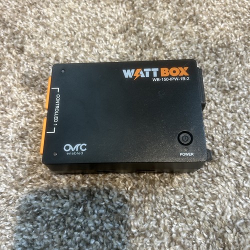 Wattbox WB-150-IPW-1B-2 12A IP Power Strip 2 Power Outlet w/ Wifi | eBay