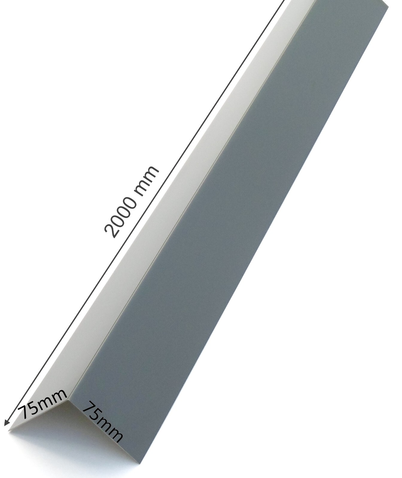 Alu-blech-winkel Winkelblech Aluwinkel Kantenschutz Alu grau anthrazit ...