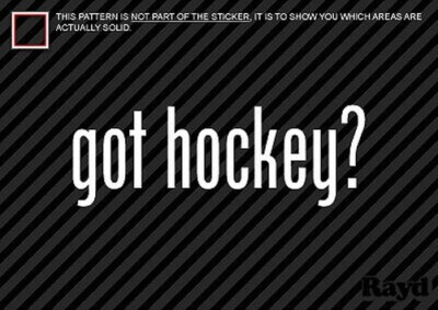 (2) Got Hockey Sticker Decal ice puck | eBay Australia