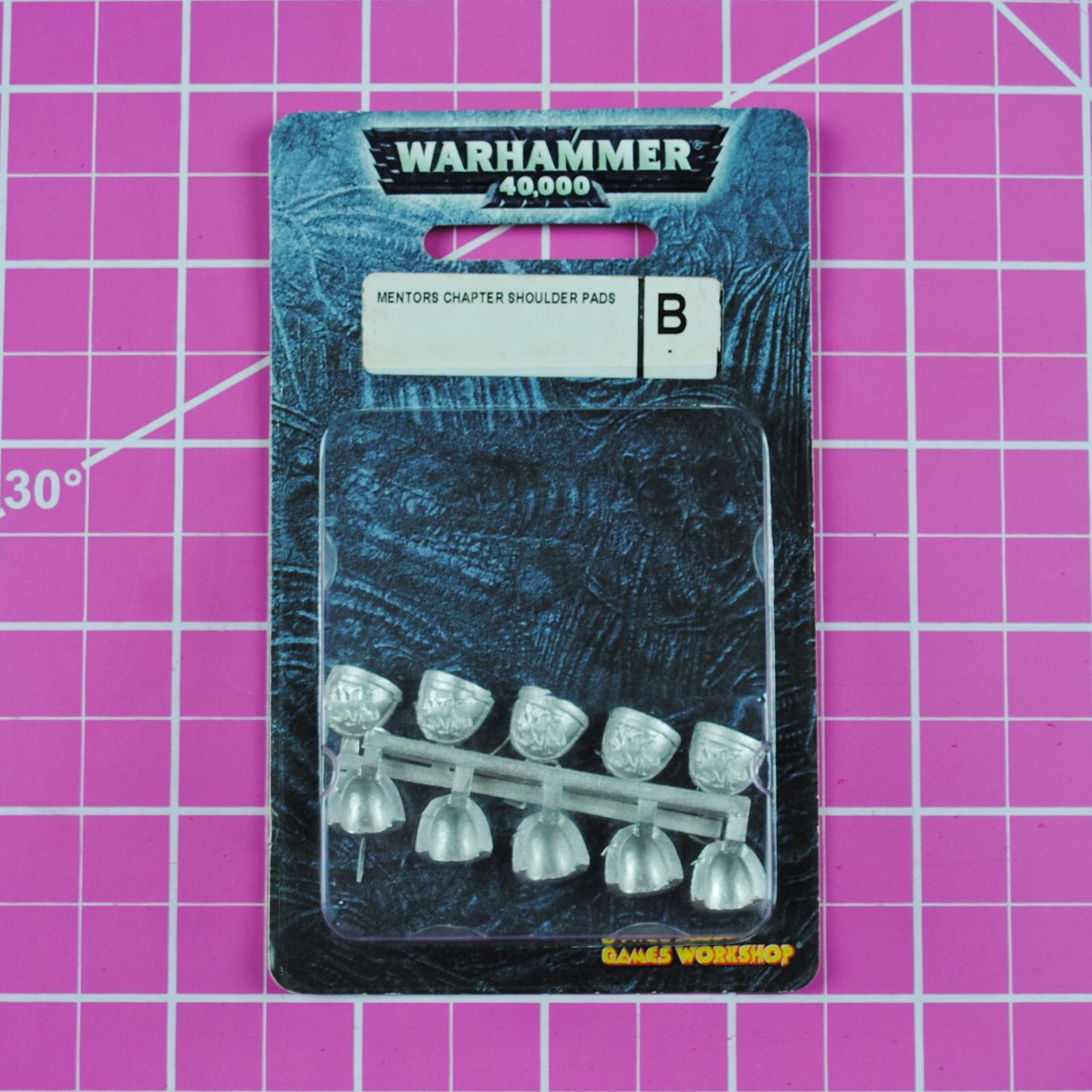 Warhammer 40K Mentors Chapter Shoulder Pads (BITS!) Metal - OOP - Space ...