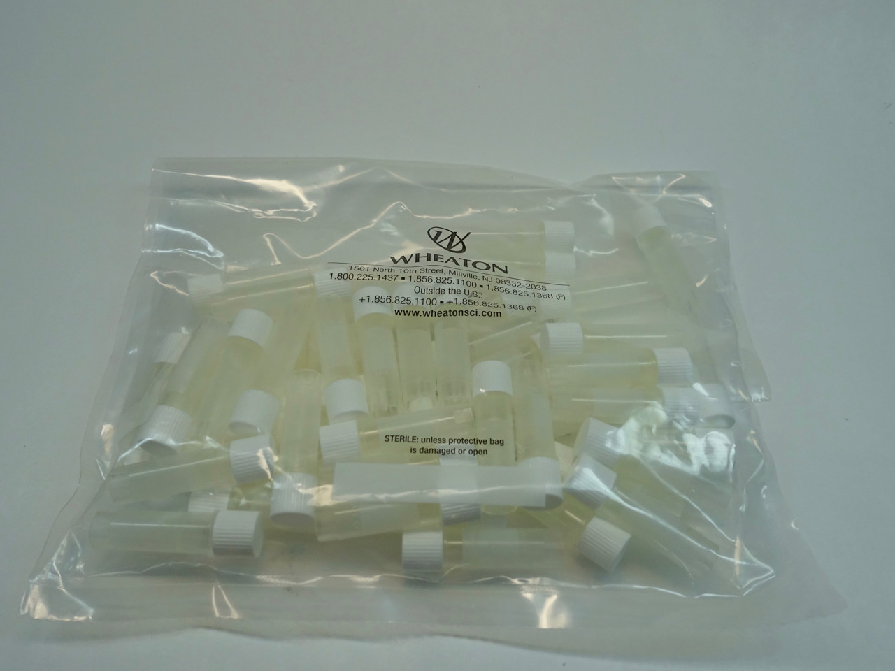 Wheaton 0.5mL Cryovial CryoElite Vial; Pack of 50 unopened and sterile ...