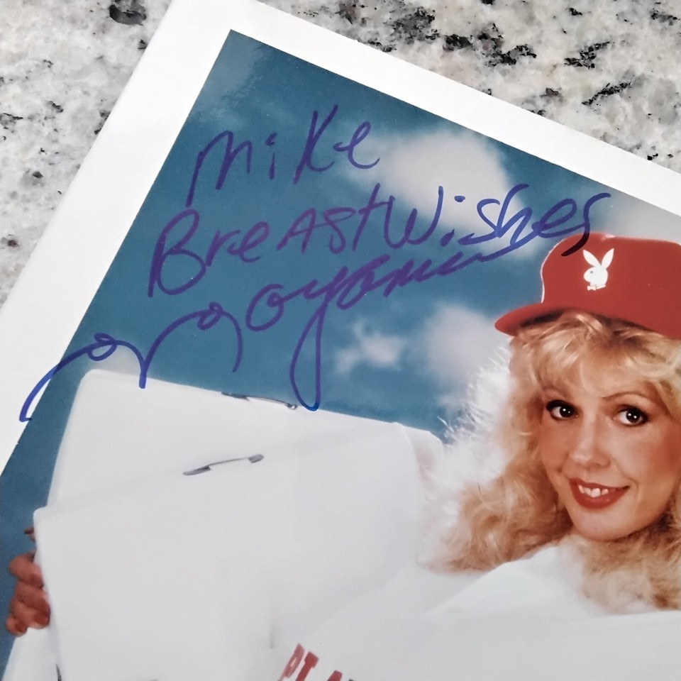 Morganna SIGNED 8x10 Photo Entertainer The Kissing Bandit Baseball ...