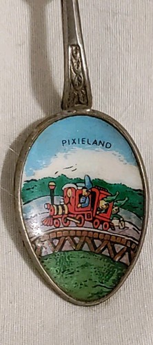 VINTAGE PIXIELAND AMUSEMENT PARK OREGON Souvenir Spoon Pixie Train Rare ...