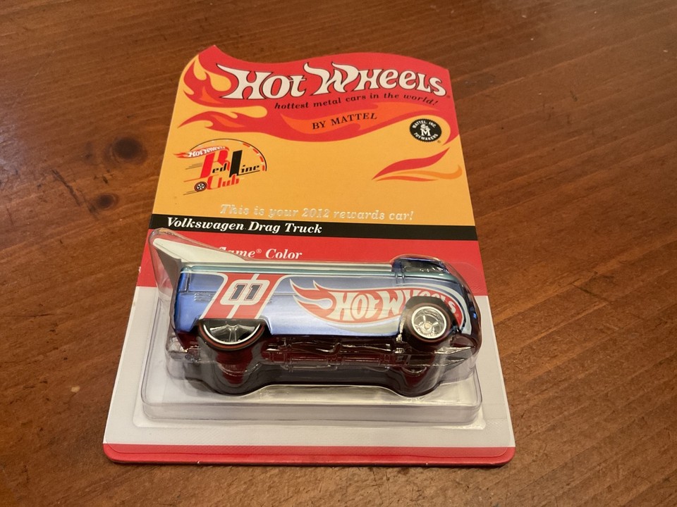 HOT WHEELS Red Line Club 2012 rewards car Volkswagen Drag Truck 510/ ...