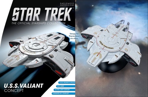 Eaglemoss Star Trek Online USS VALIANT NCC-6089 Defiant Concept RARE ...