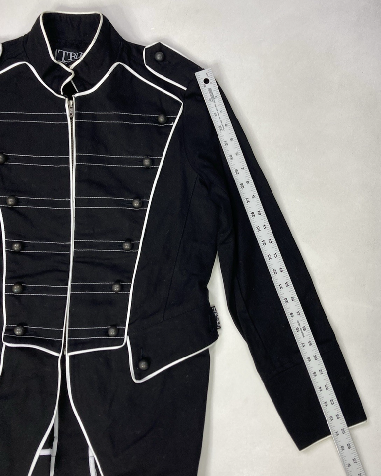 Tripp NYC My Band Full Zip Jacket Men Small Black Punk Gothic | eBay